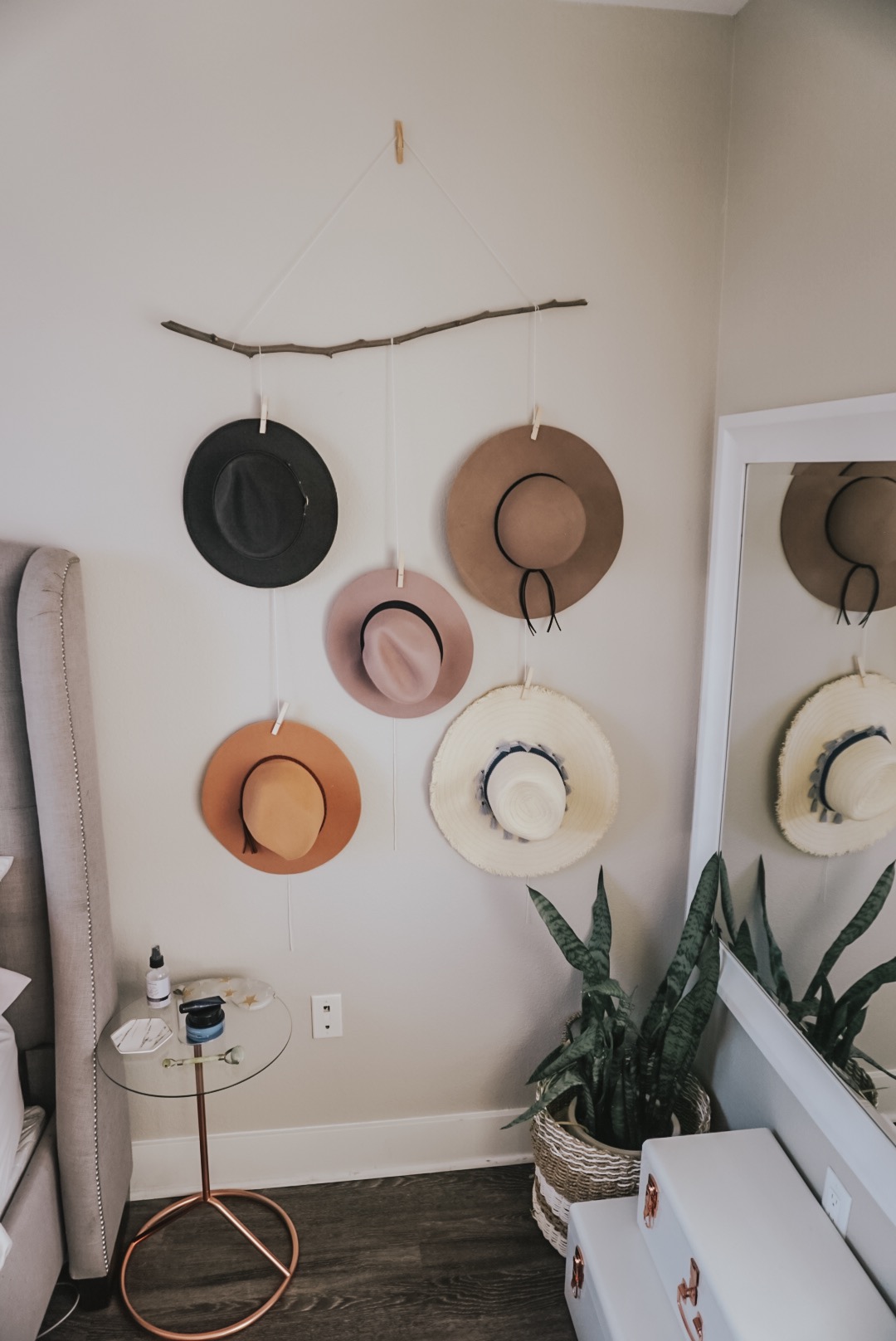 DIY hat organizer - Busy Being Blake